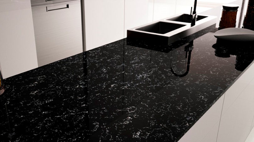 Compac Unique Portoro - Worktops, Flooring, Tiles & Walls