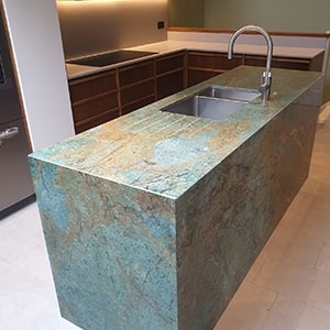 Green Kitchen Worktops by My Kitchen Woktop in the UK