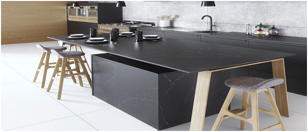 The 9 Most Popular Black Materials for Kitchen Worktops in 2018 ...